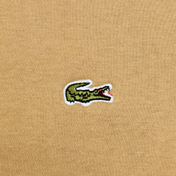 LC - Men 'Beige' Embroidery Logo Fleece Sweatshirt LC359 - greenshoppy.com